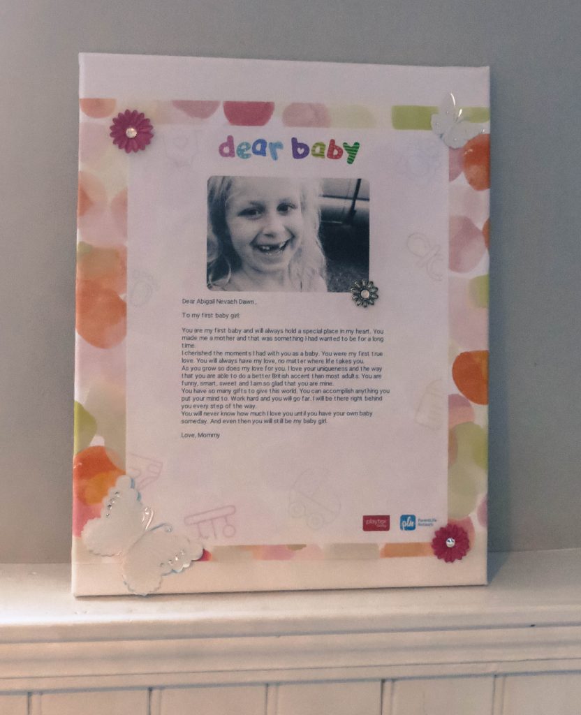 Showcase a personalized letter to your baby and be entered to win ...